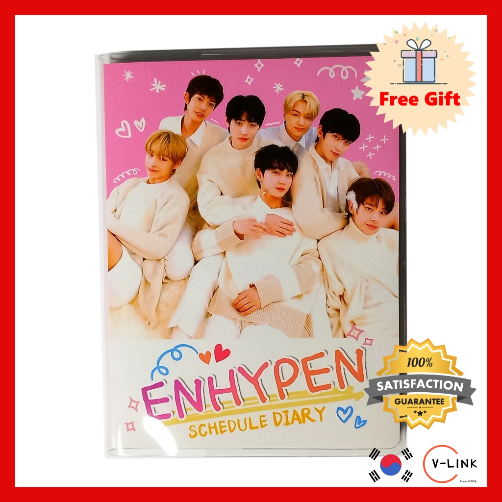 K-POP BOY GROUP EN- ENHYPEN Photo Schedule Diary EN- ENHYPEN Notebook ...