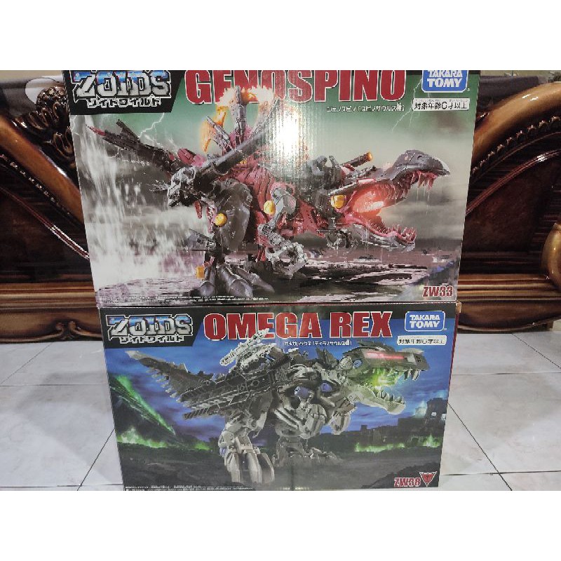 New) Zoids Wild Zero Takara Tomy Genospino/ Omega Rex Shopee Malaysia ...