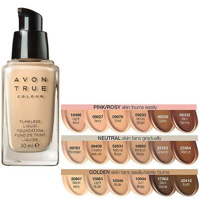 AVON TRUE color flawless liquid Foundation SPF15 30g | Shopee Malaysia