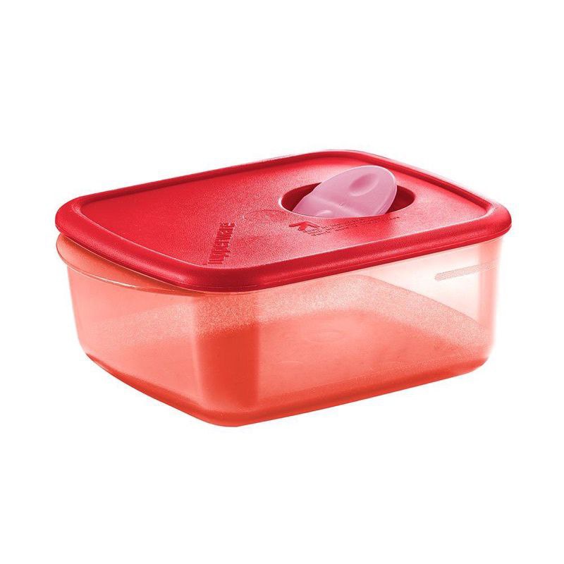 tupperware lunch set from freezer to microwave purple red lunch set ...