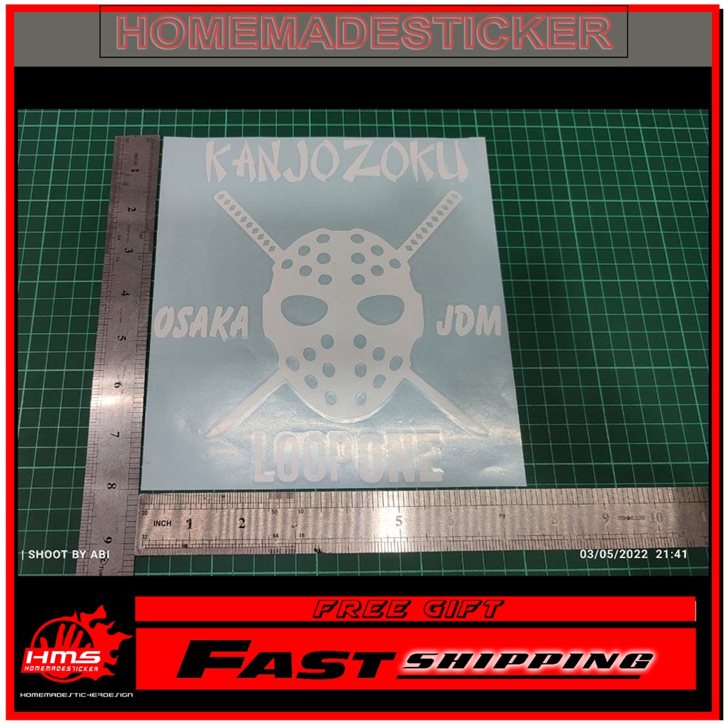 KANJOZOKU LOOPONE STICKER DECALS 1 PCS | Shopee Malaysia