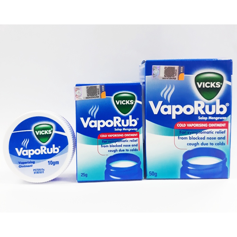 VICKS VAPORUB 10G/25G/50G (READY STOCK) | Shopee Malaysia