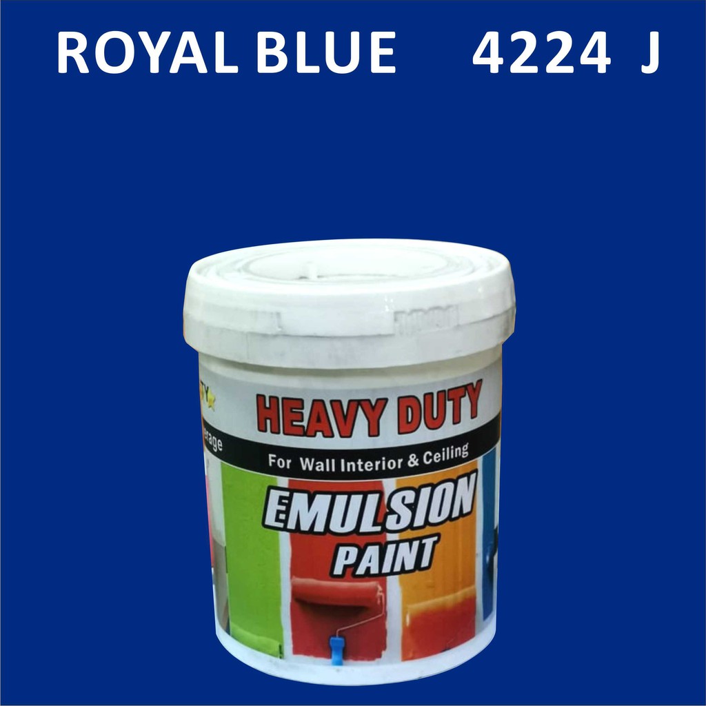 ROYAL BLUE 4224 J ( 1L ) HEAVY DUTY EMULSION PAINT FOR WALL INTERIOR ...