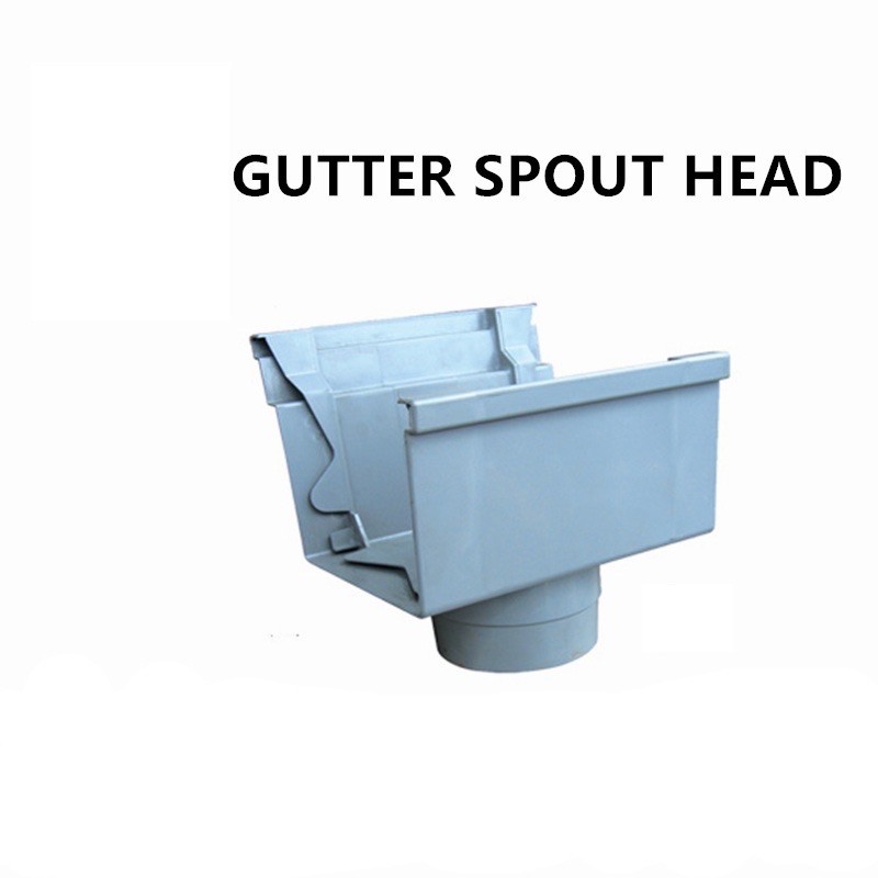 F300 PVC GUTTER MITRE FITTING (PVC RAINWATER GUTTER) GREY (PIPE SALUR ...