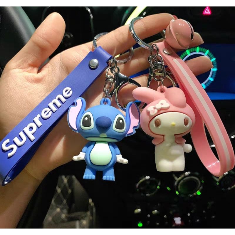 Cute Stitch Keychains Melody Cartoon Keychain | Shopee Malaysia
