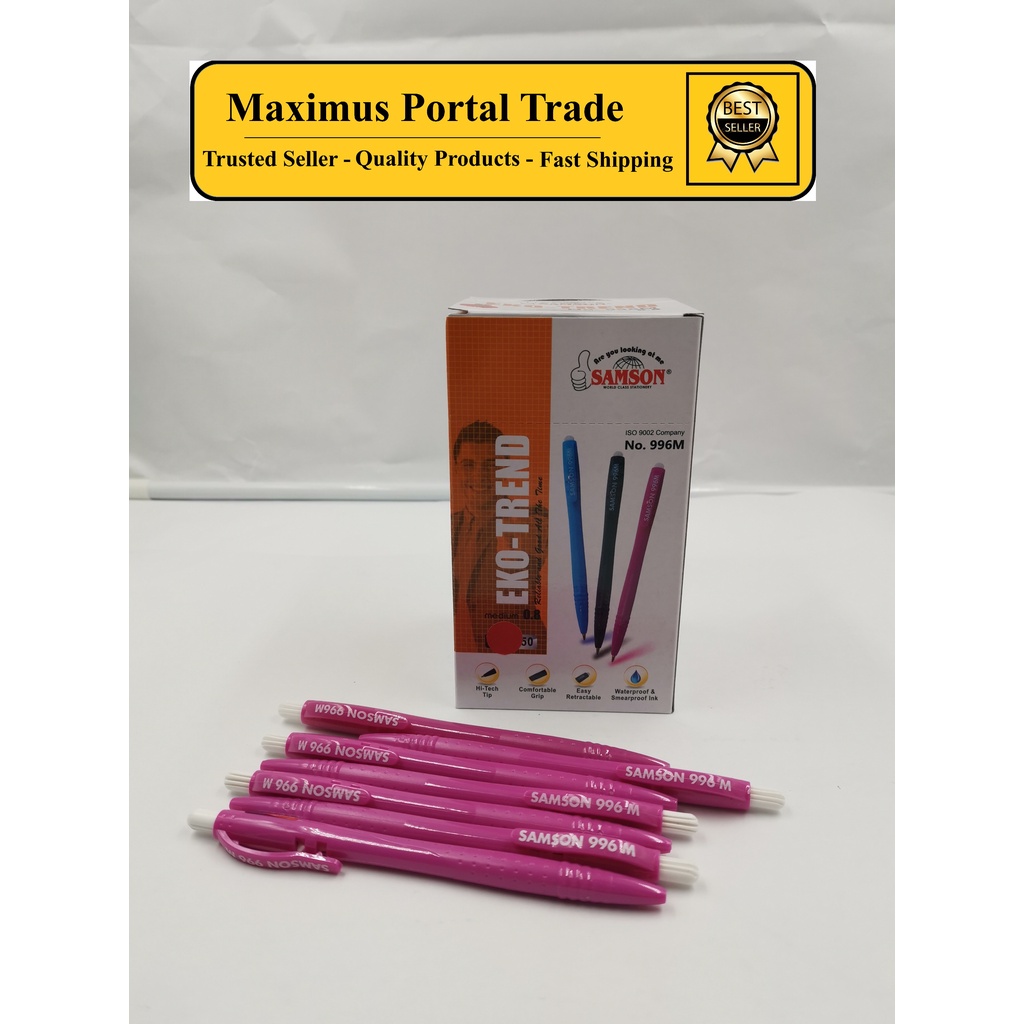 Samson 996M Pen (50 Pcs in a Box) | Shopee Malaysia