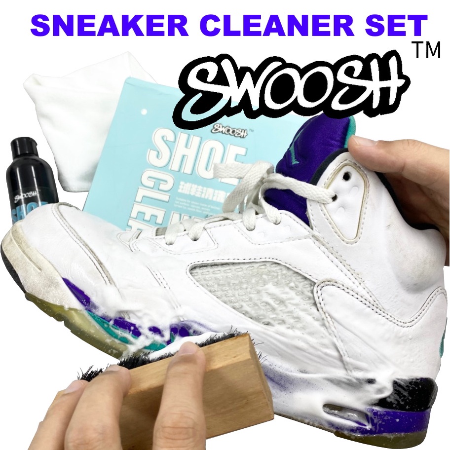 Swoosh Shoe Cleaner Set Leather Canvas Woven Textile Fiber sneaker ...