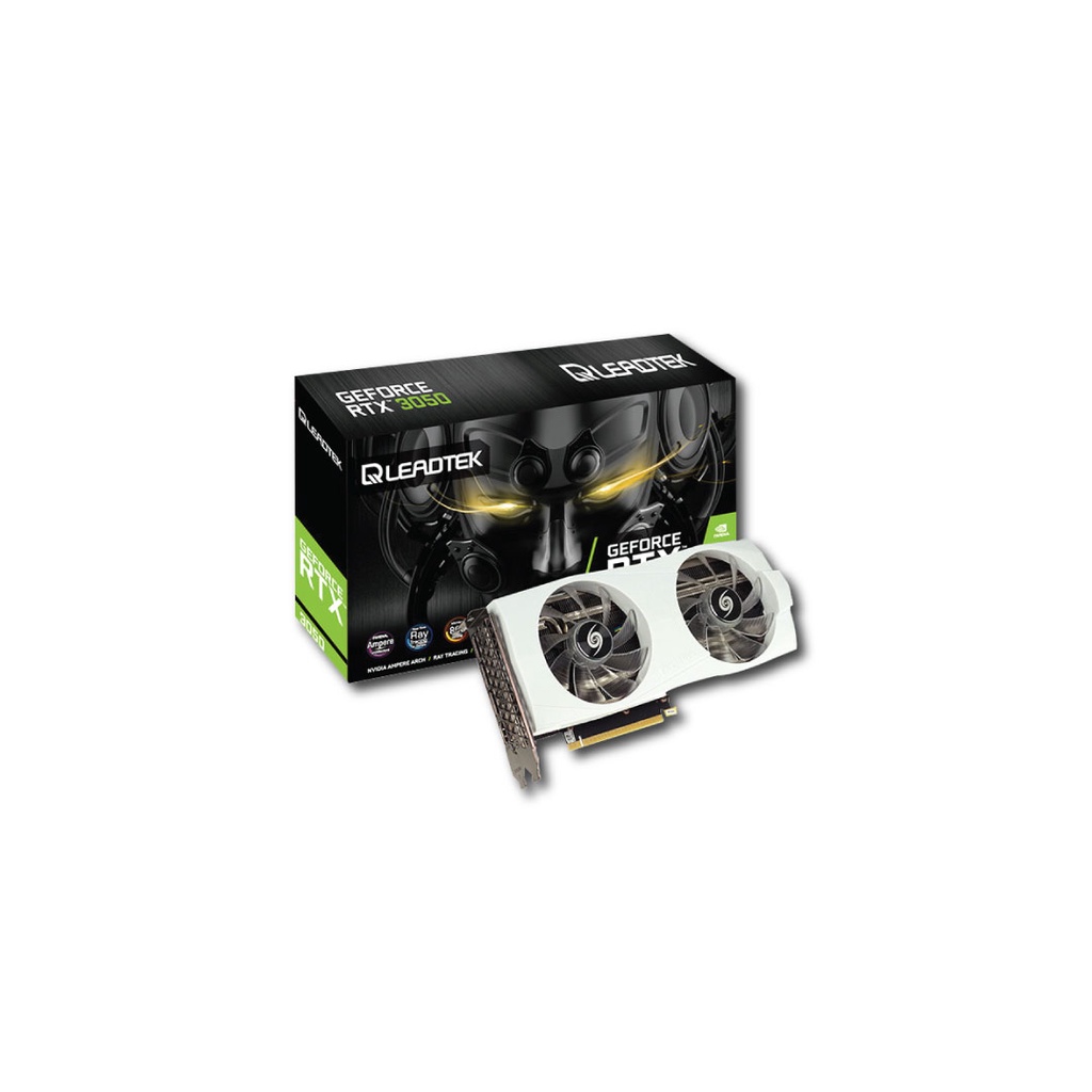 Leadtek Graphic Card RTX 3050 Hurricane 8GB GDDR6 (White) | Shopee Malaysia