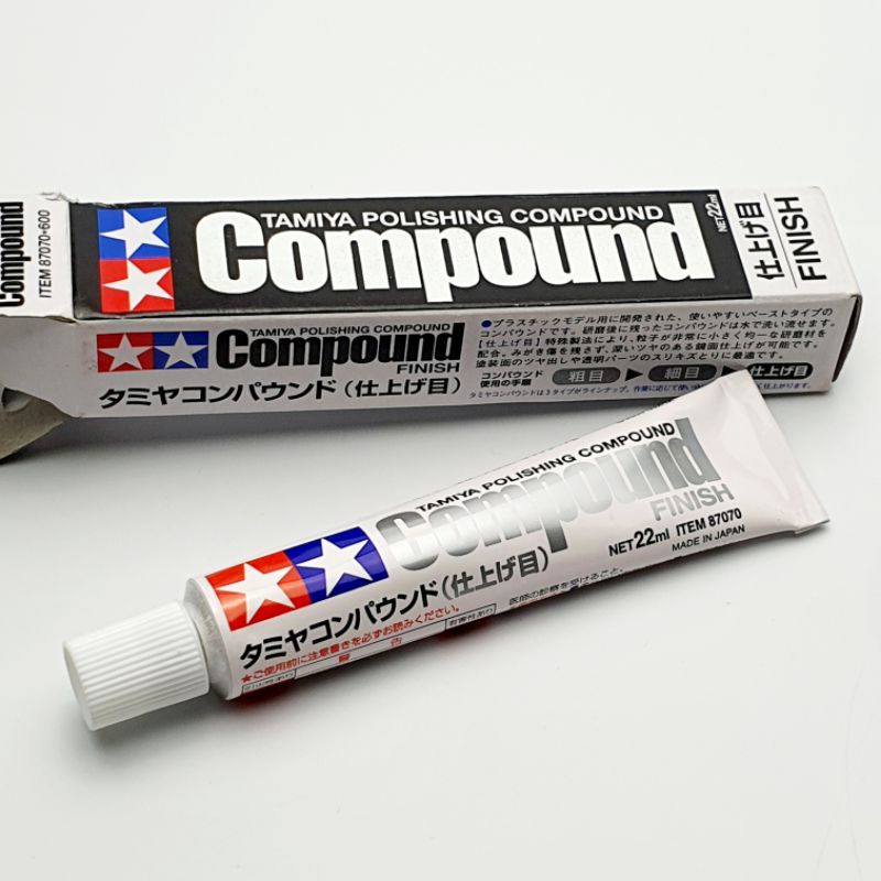 Tamiya 87070 Polishing Compound (for Plastic Model, Clear or Metal ...