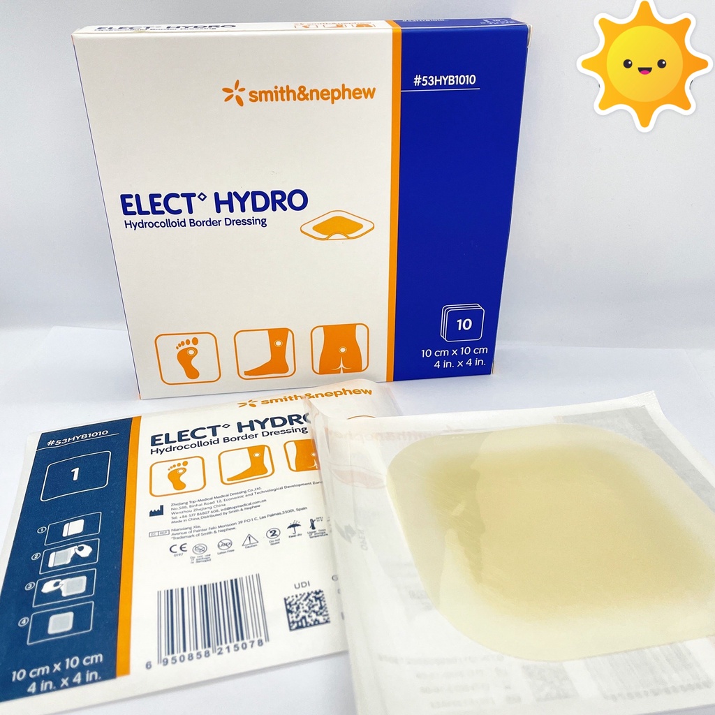 SYNCERA ELECT HYDRO THIN 10CMX10CM 1PCS HYDROCOLLOID DRESSING | Shopee ...