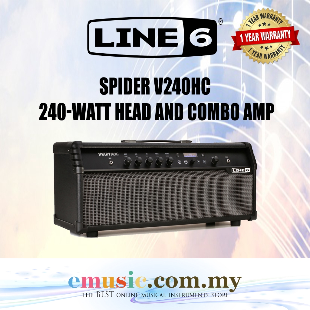 Line6 Spider V240HC Guitar Combo Amplifier (Line 6 / V 240HC) | Shopee ...