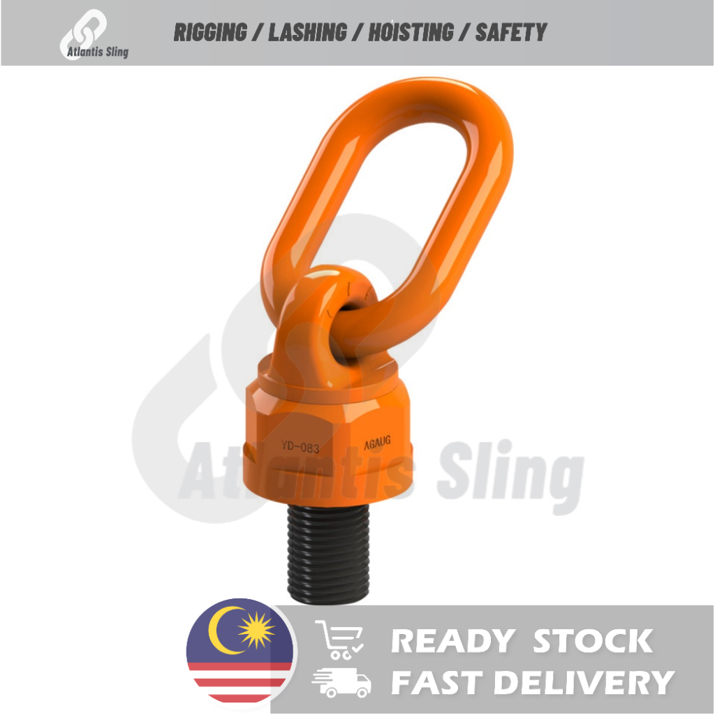Lifting Point Swivel Type Metric Tread G80 Multi-Axis Swivel Hoist Ring ...