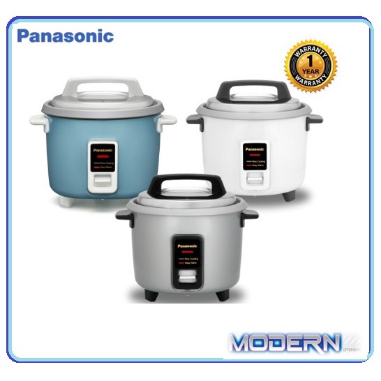 PANASONIC SR-Y10G 1.0L CONVENTIONAL RICE COOKER SR-Y10GASKN (SILVER/BLUE/WHITE) | Shopee Malaysia