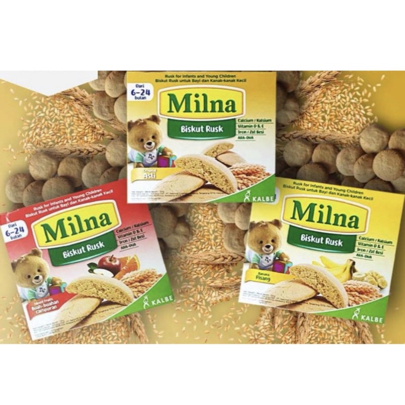 Milna Baby Biscuit Assorted (130g) | Shopee Malaysia