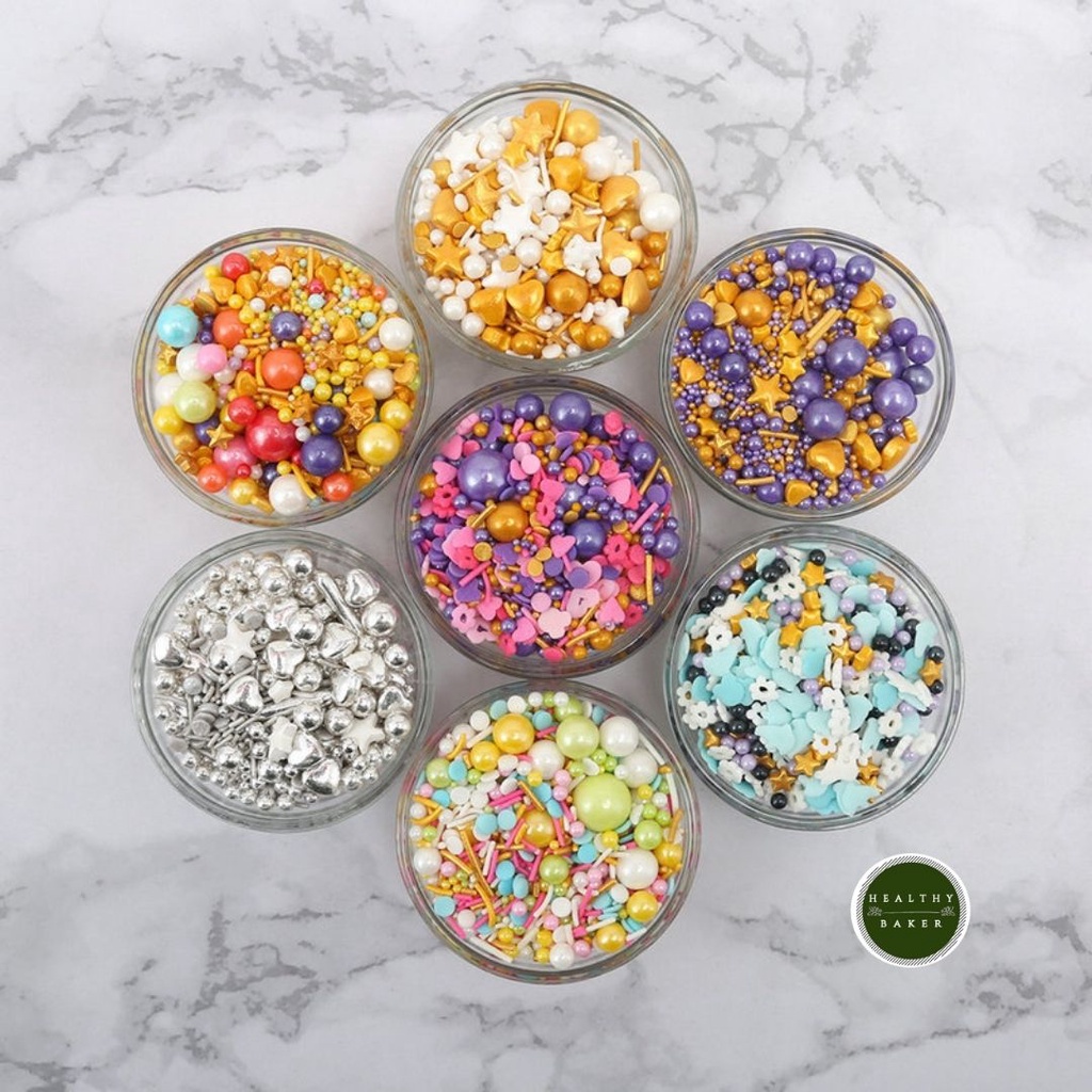 (NEW ARRIVAL) Twinkle Sprinkle SUGAR DECO 50GM FROZEN CAKE SPRINKLES ...