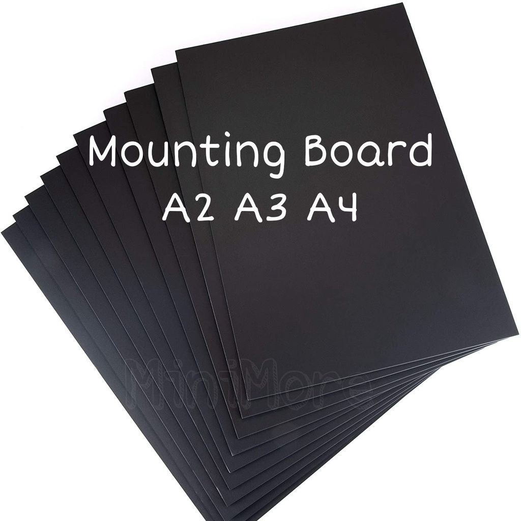 (MiniMore) Mounting Board (Black) *DIY Art Craft Architectural ...