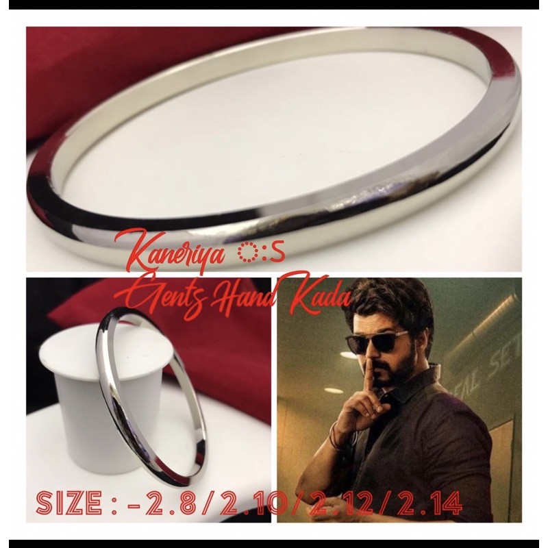 Vijay Master stainless steel bangle FOR ADULT & KIDS | Shopee Malaysia