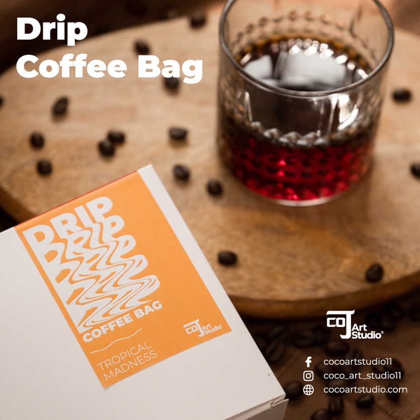 Drip Coffee [Locally Roasted] Premium Arabica Drip Coffee Bag ...