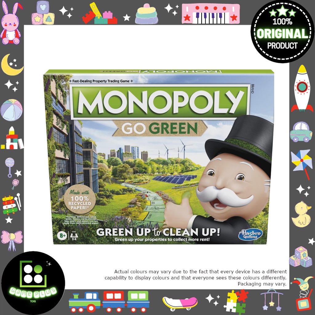 Hasbro Monopoly: Go Green Edition | Shopee Malaysia
