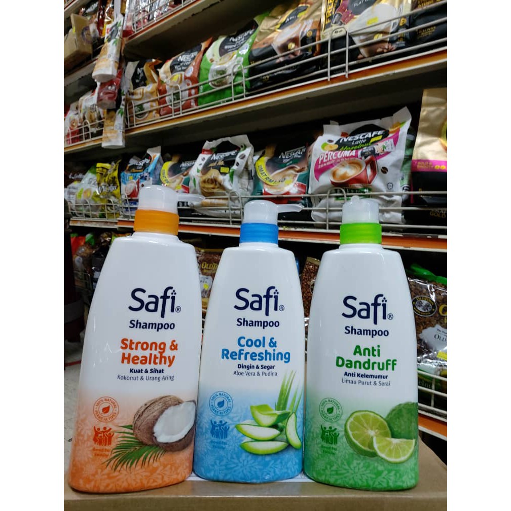 Safi Shampoo 650g ( Dingin / Licin / Kuat/ Anti Kelemumur ) | Shopee ...