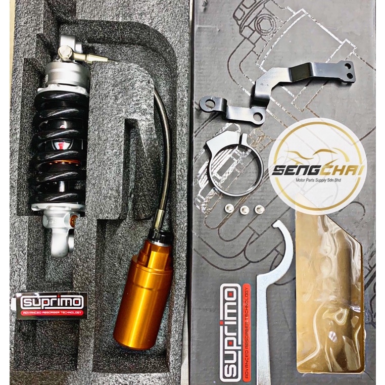 RS150 GAS MONOSHOCK ABSORBER GAS TANK SUPRIMO ADJUSTABLE RACING ...