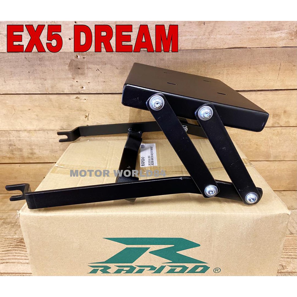 MONORACK RAPIDO ADJUSTABLE REAR RACK HONDA MONORACK EX5 DREAM / EX5 {0 ...