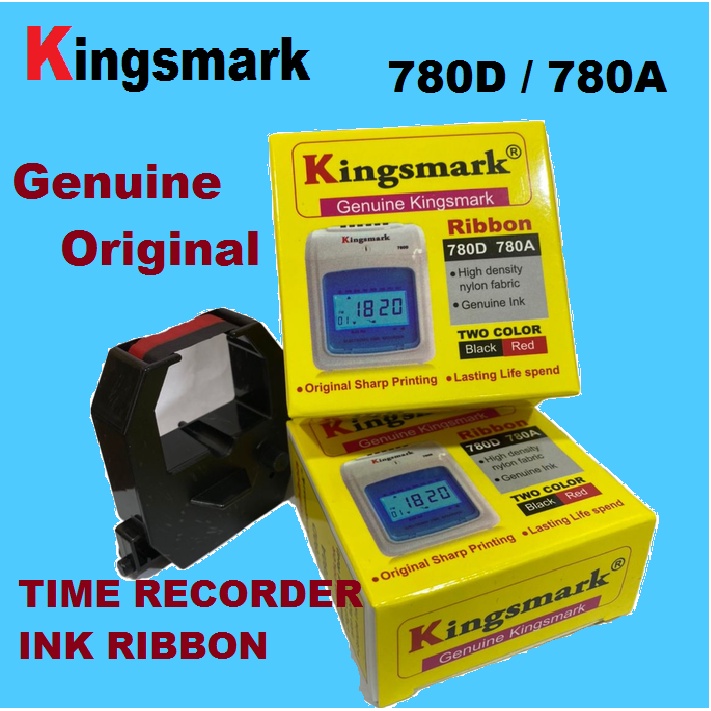 Genuine KINGSMARK Time Recorder Punch Card Ink Ribbon Cartridge ...