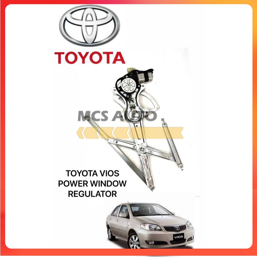 TOYOTA VIOS NCP90 NCP93 POWER WINDOW REGULATOR GEAR W/MOTOR (6PIN ...