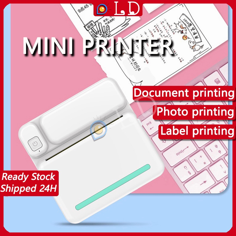 Lowest price Mini Portable Thermal Printer Pocket Printer Wireless ...