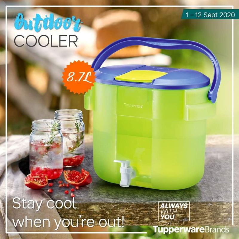 OUTDOOR COOLER TUPPERWARE | Shopee Malaysia