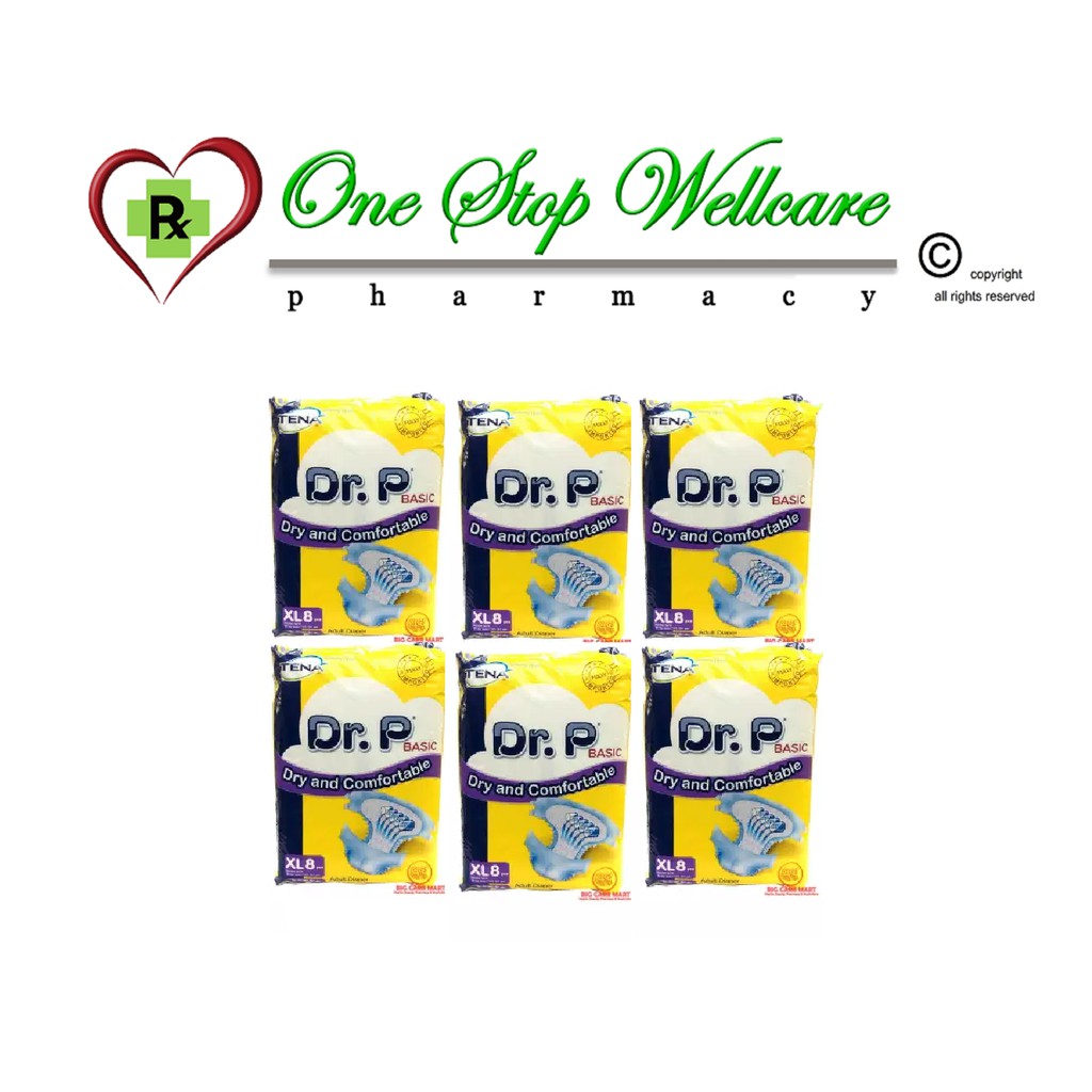 DR.P ADULT DIAPERS (XL) 8'S (6 packets) | Shopee Malaysia