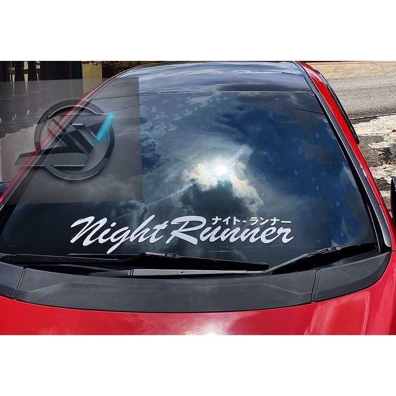 (Ready Stock)S227# Night Runner Car Vinyl Decal Sticker | Shopee Malaysia