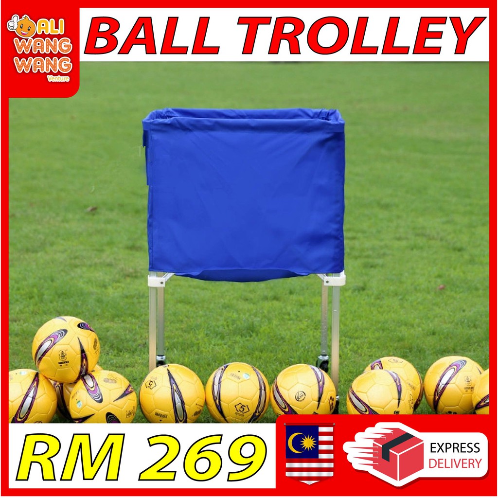 Portable Ball Cart - Ball Trolley - Troli Bola | Shopee Malaysia