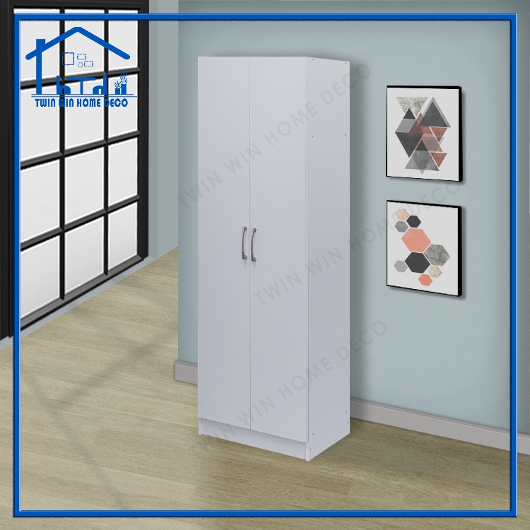 Twin win 2 FT Wardrobe With 2 Door/Almari Baju/ 2 Pintu Almari/Almari ...