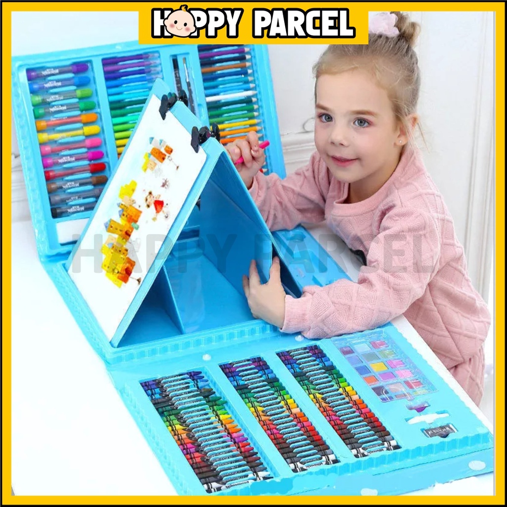 86/208pcs Kids Painting Set Colour Crayon Drawing Art Set for Kids ...