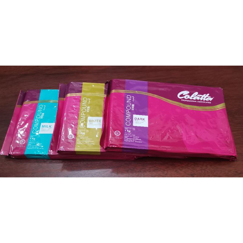 COLLATA Chocolate Compound Block Dark/Milk/White 1kg | Shopee Malaysia