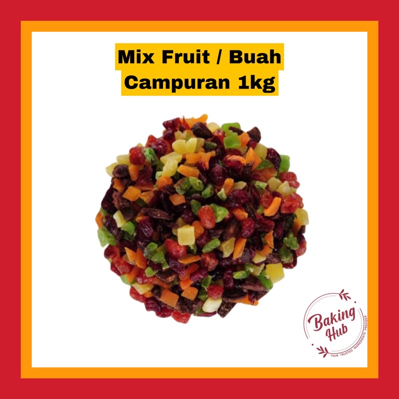  HALAL DRIED FRUIT MIX BUAH CAMPURAN UNTUK KEK 1KG Shopee Malaysia