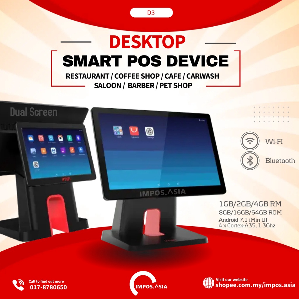 Android POS System Cashier Machine Cash Register Mesin Cashier Cash ...