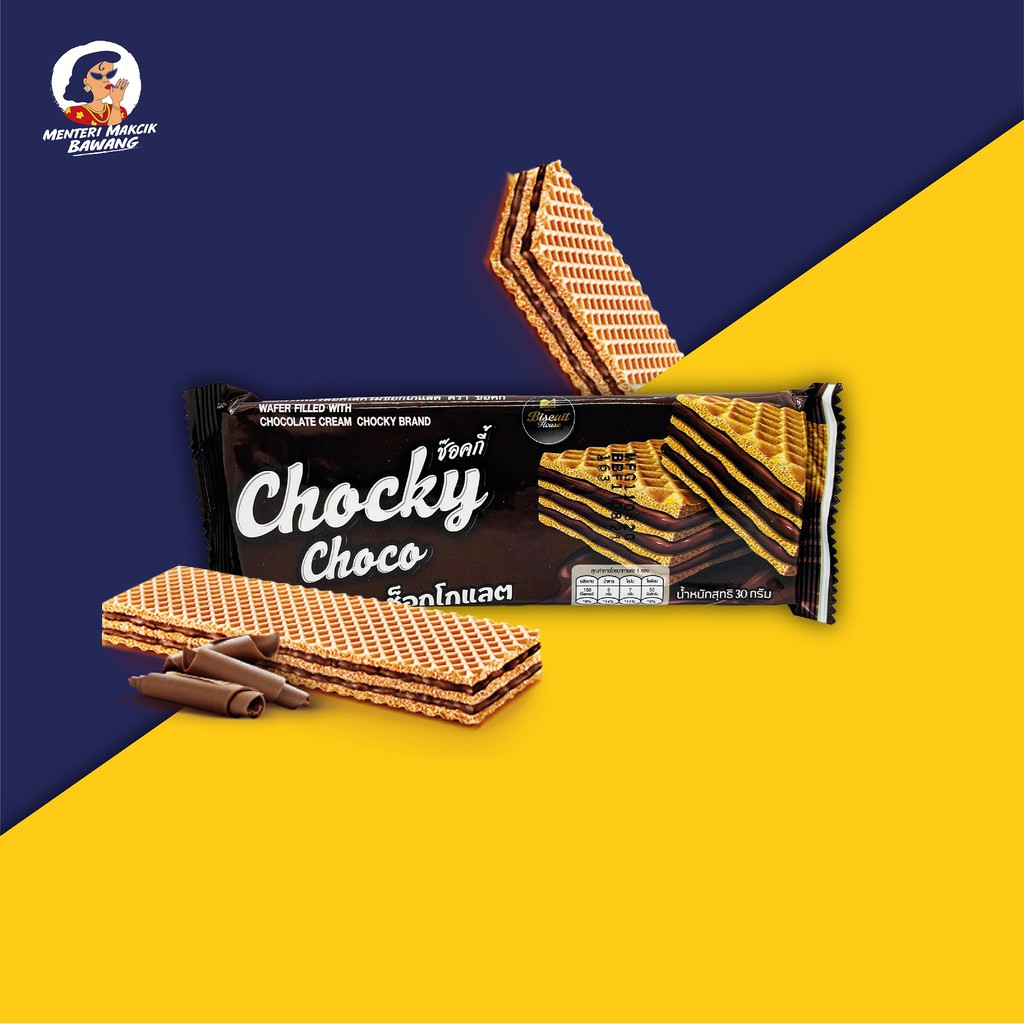 Chocky Choco - Chocolate Cream Wafer imported from Thailand (1 pcs ...