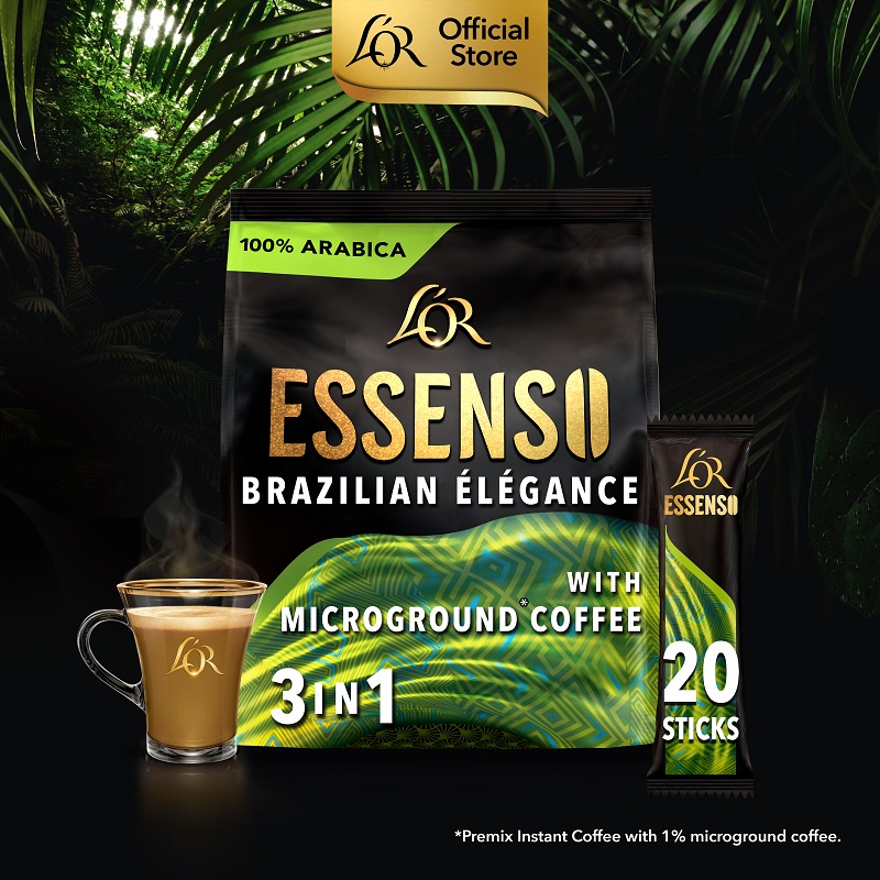 Lor Essenso Origin with Microground Instant Coffee (20 Sticks) | Shopee ...