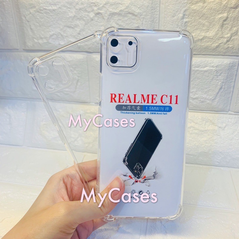 Realme C11 2020 Anti-Shock Air Bag Soft Tpu Transparent Case 1.5mm ...