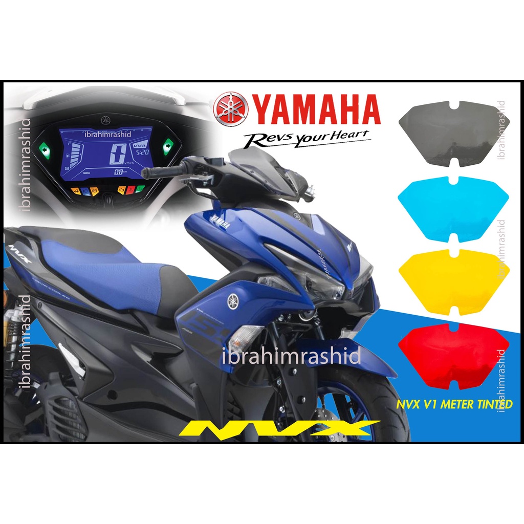 YAMAHA NVX V1 TINTED METER STICKER 2021 (YAMAHA NVX155 V1 2017-2020 ...