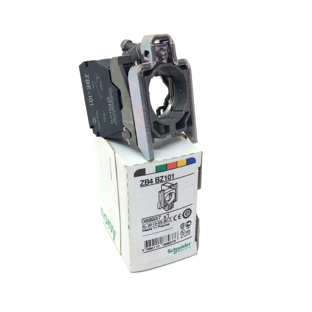 Schneider ZB4BZ101/ZB4BZ102 single contact block with body | Shopee ...