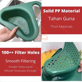 Penapis Sinki Sisa SegiTiga Kering Multi-Function Triangle Drain Basket ...