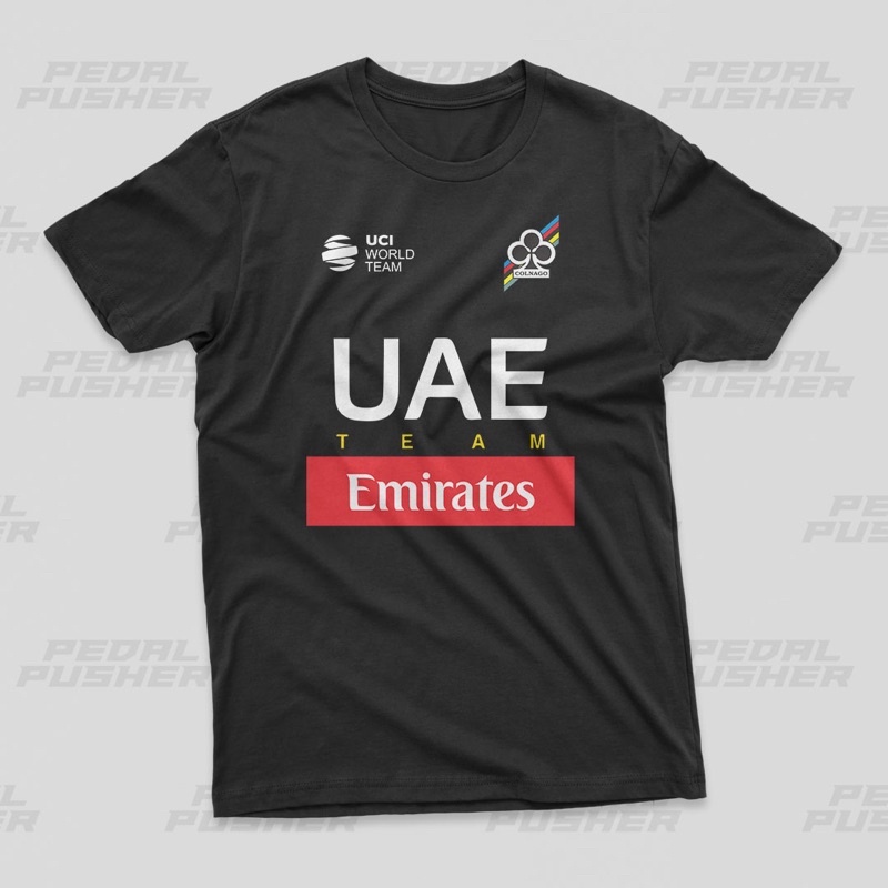 UAE Emirates Team Pro Cycling Team Tshirt Baju Roadbike MTB Folding ...