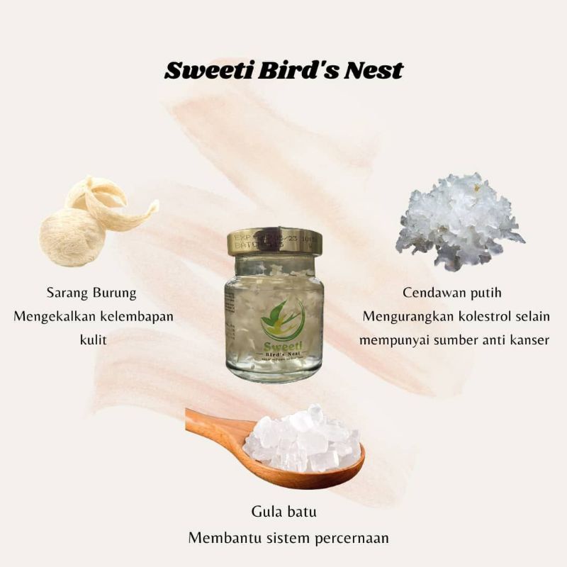 AIR SARANG BURUNG WALIT TIADA GINSENG SWEETI BIRDNEST NHR | Shopee Malaysia