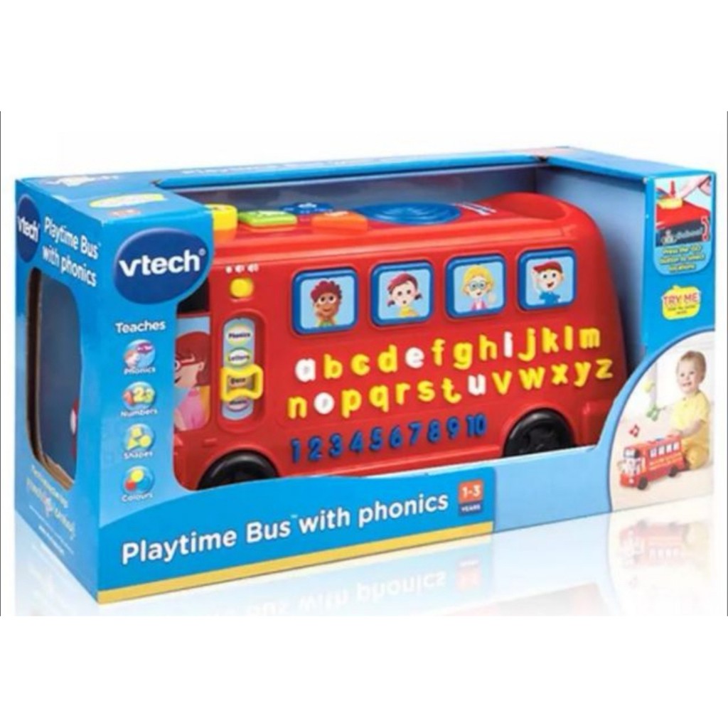VTech Playtime Bus with Phonics 12 months+ | Shopee Malaysia