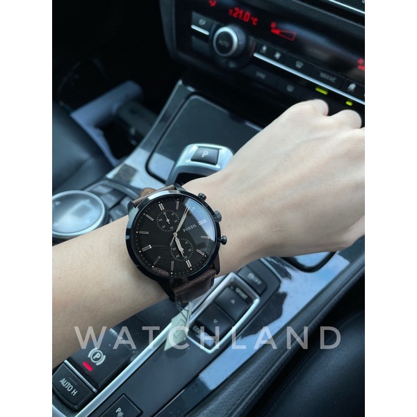 Fossil fs5437 Townsman Chronograph Brown Leather | Shopee Malaysia