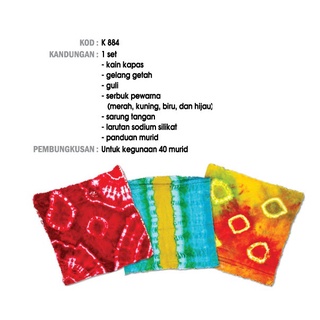 SENI KRAF BATIK PELANGI (Teknik Ikatan dan Celeupan) | Shopee Malaysia