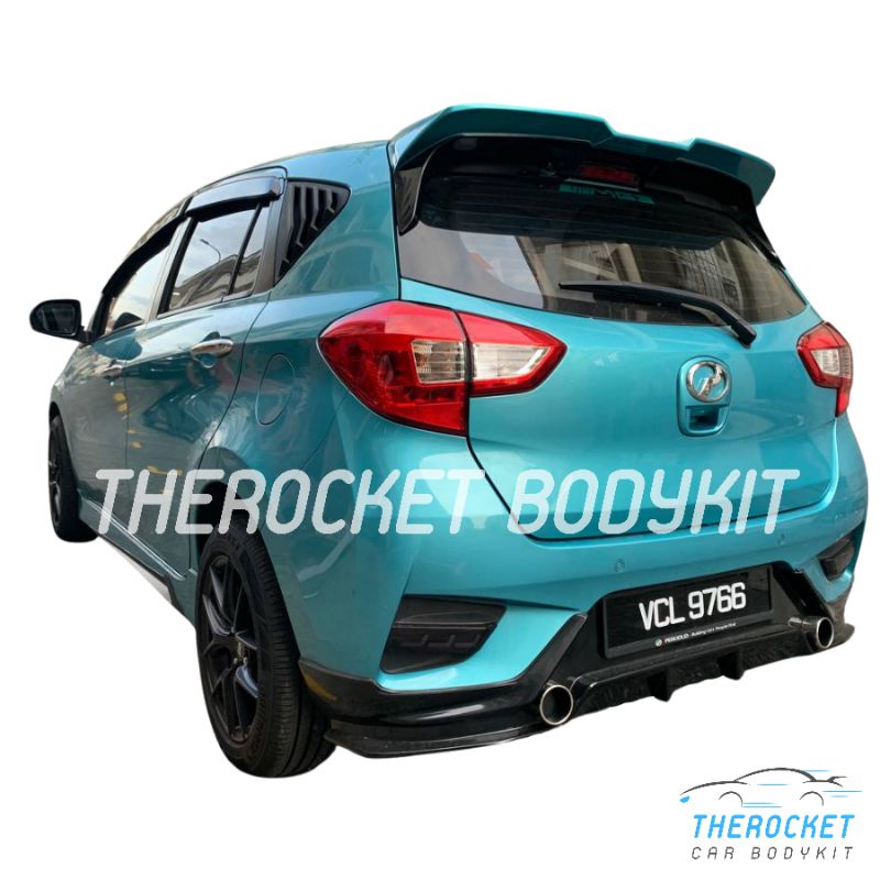 READY STOK!!! Perodua Myvi 2018-2019 V3 Rear Diffuser Bodykit Material ...
